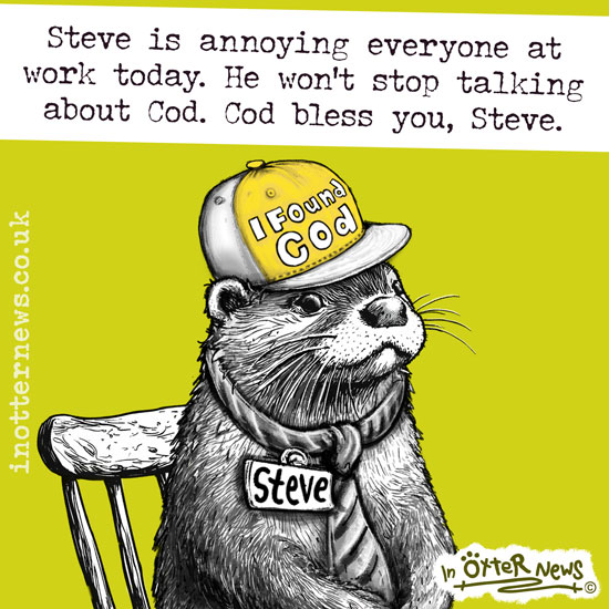 Finding Cod - Steve otter - In Otter News