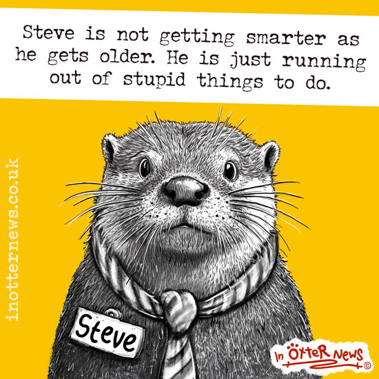 Getting Smarter - Steve otter - In Otter News