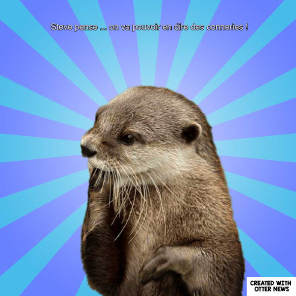 Steve tought - In Otter News